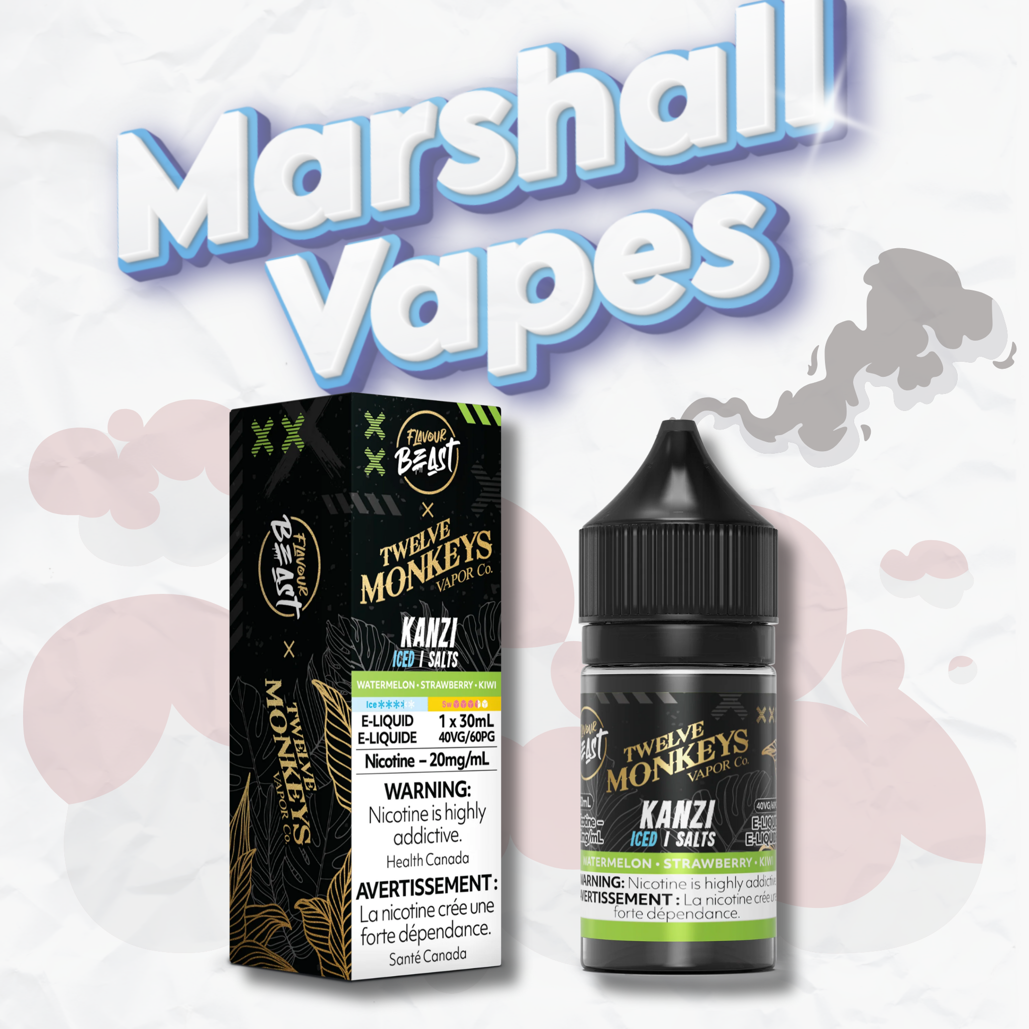 Flavour Beast X Twelve Monkey Salts – Marshall Vapes