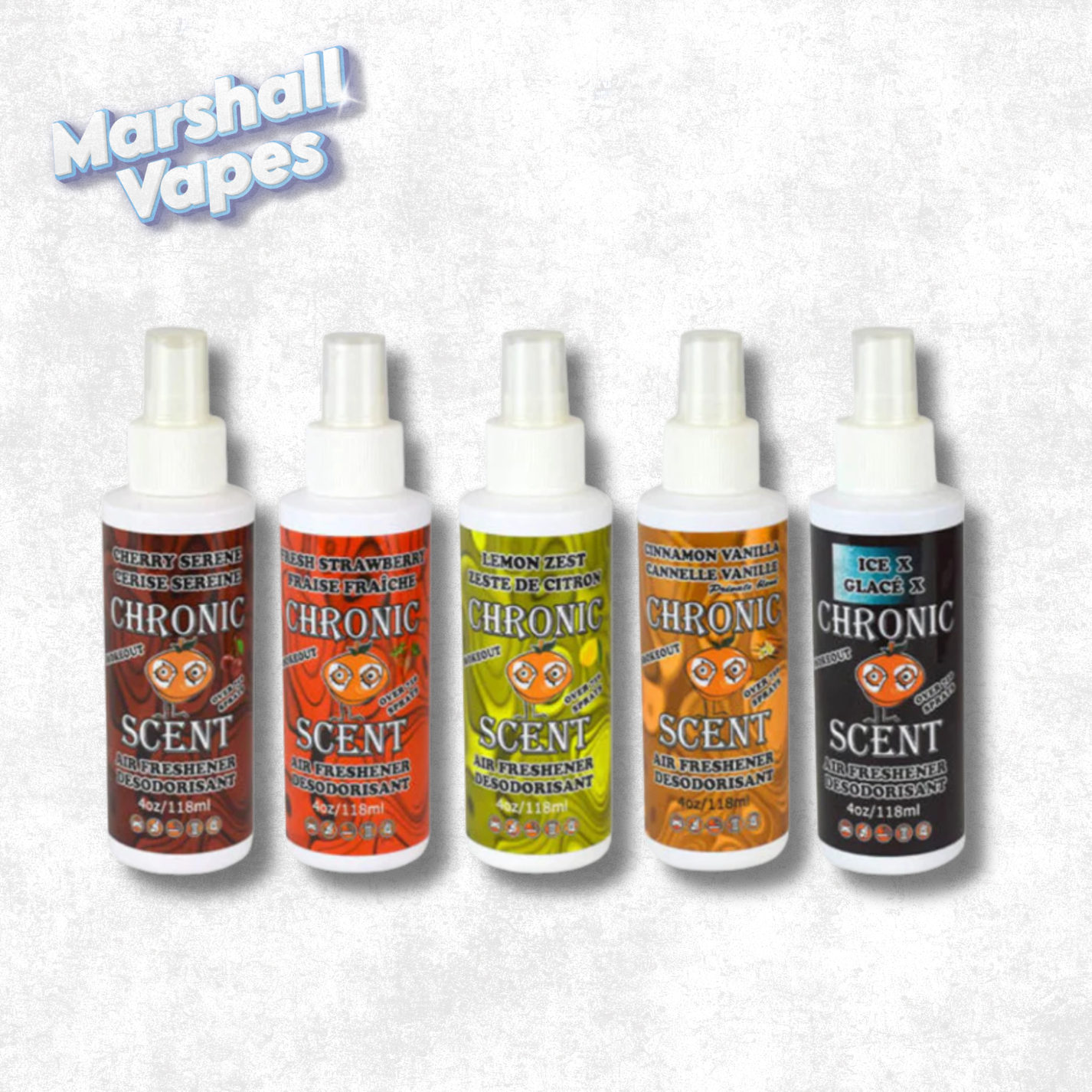 Chronic Scent Air Freshener – 4 oz Spray Bottle – Marshall Vapes