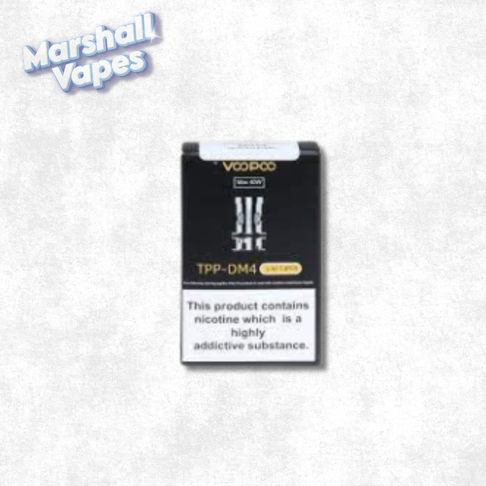 Voopoo TPP-DM4 Coils – (3 Pack) – Marshall Vapes
