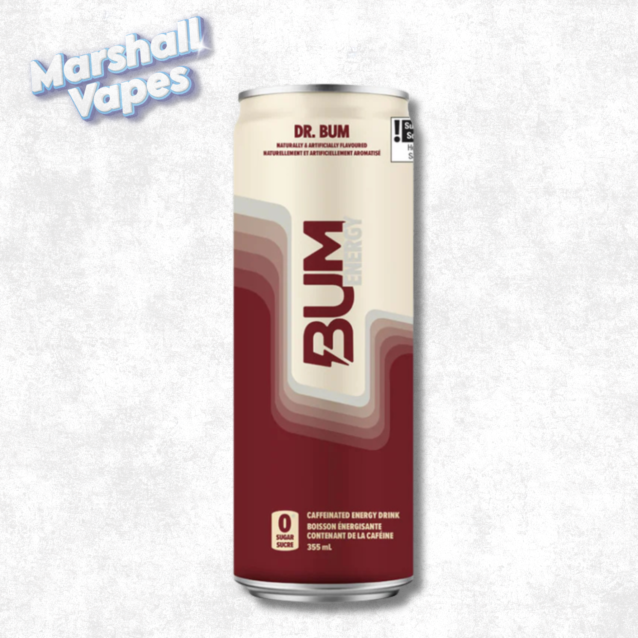 Bum Energy Dr Bum (355ml) – Zero Sugar Energy Drink – Marshall Vapes